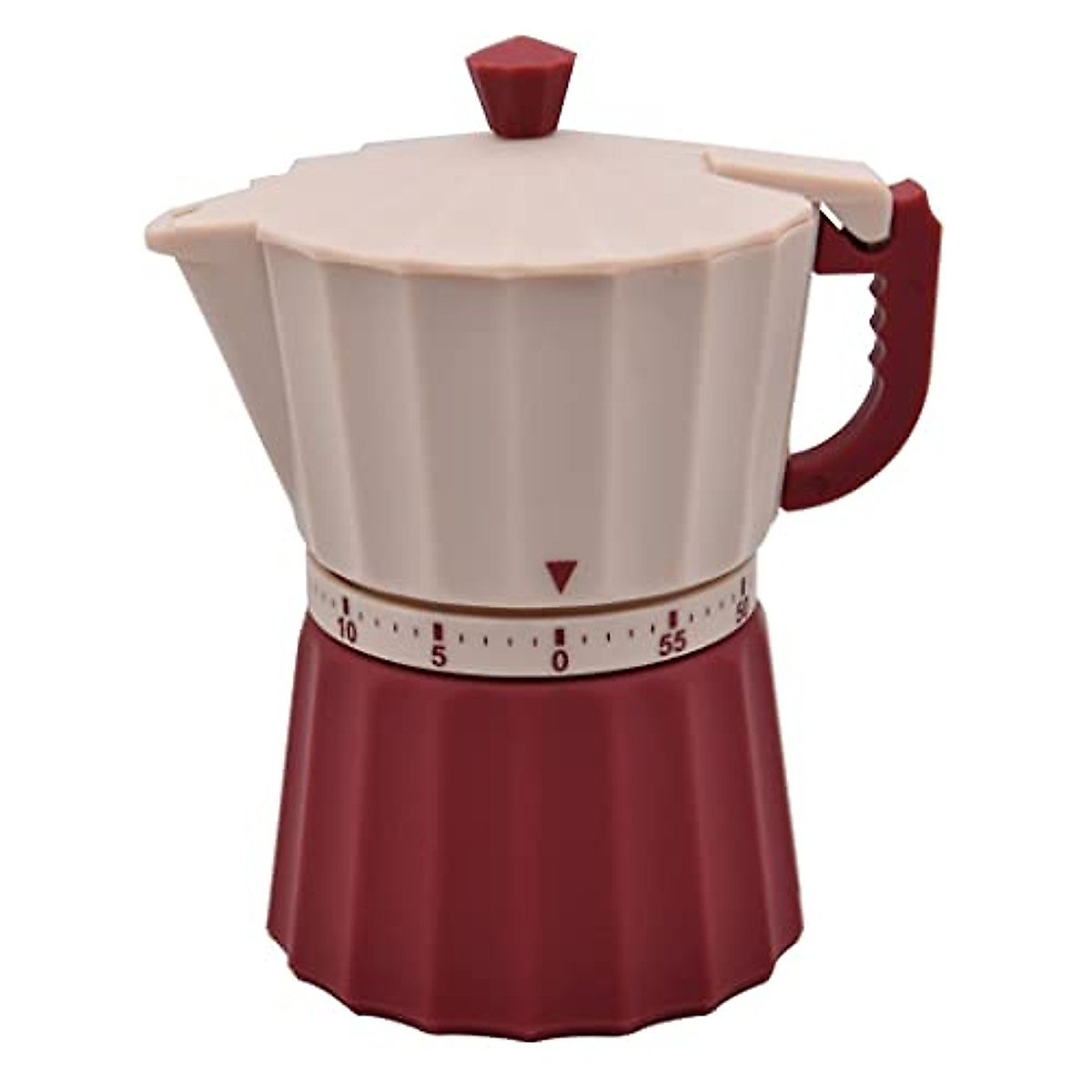 Hoshen Cute Coffee Appliance Shape Time Manager, Kitchen Cooking and Baking Timer, Learning Reminder Time Alarm Timer，Moka Pot(Random Delivery of New and Old Models)