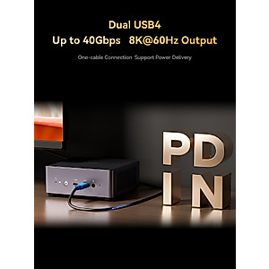 MINISFORUM Venus Series UM790 Pro Mini PC AMD Ryzen 9 7940HS(8C/16T, up to 5.2GHz) 32GB DDR5 512GB PCIe4.0 SSD Micro PC, 2xUSB4(PD|8K)/ 2xHDMI(4K)/ BT5.2/ 4xUSB3.2 Mini Tower PC