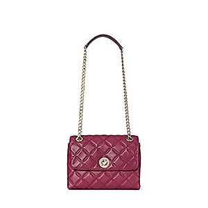 Kate Spade New York Natalia Small Flap Crossbody Bag (Blackberry Preserve)