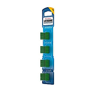 Listerine Ultraclean Access Flossers Disposable Heads Fresh Mint Crystals 28 Each (Pack of 3)