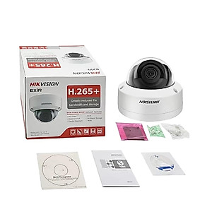 Hikvision IP Camera DS-2CD2183G2-I 2.8mm Lens Original 8MP AcuSense Vandal WDR Fixed Dome Network Camera IR Camera PoE H.265 Outdoor IP67 International English Version Work with Hik Connect APP