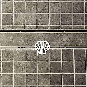 DrainWig Shower Drain Hair Catcher, Disposable Drain Protector, Ocean, White & Teal, 2 Pack