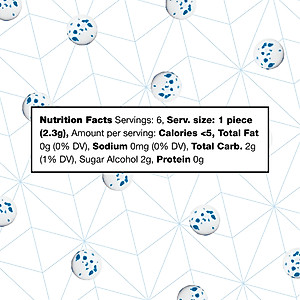 Rev Gum Caffeine Energy Gum | Extra Strength 100mg of Caffeine per Gem | Polar Mint Sugar Free Caffeine Gum - Low Calorie Chews to Help You Stay Alert, Awake and Focused - Mint Chewing Gum - 12 Packs