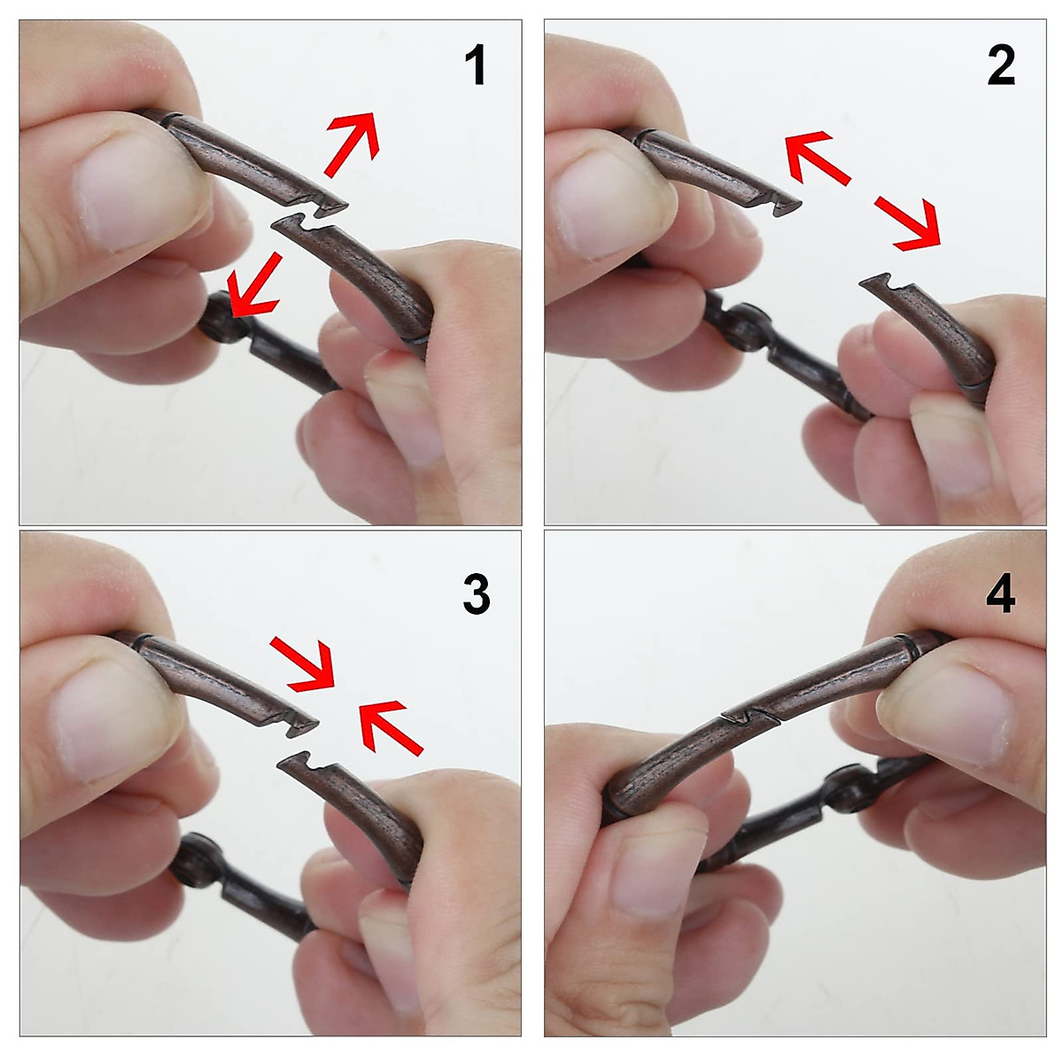 TCMAO Shower Curtain Hooks, Rustproof Decorative Shower Curtain Rings Metal Round Shower Hooks for Bathroom Shower Rod, 12 Pack (Oil Rubbed Bronze)