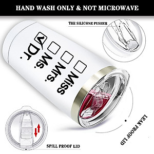 Fufandi Doctor Gifts for Women - Thank You Appreciation Doctor Gifts - Birthday Christmas Medical Graduation Gifts for Doctor, Dentists, Physician, MD, Med, Nurse, Care Worker - Tumbler Cup 20oz