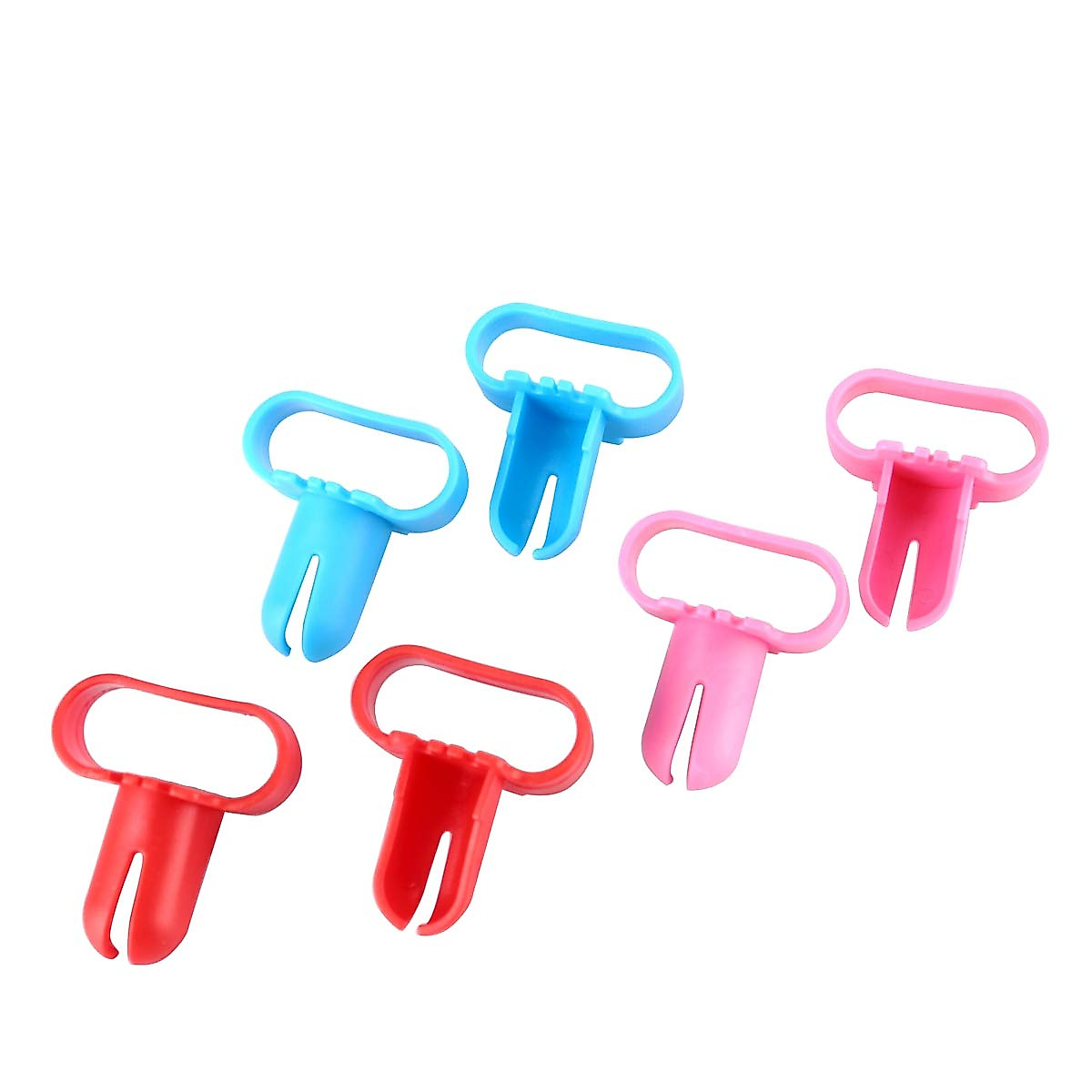 BinaryABC Balloon Tying Tool Device,Balloons Knot Tool,6Pcs(Random Color)