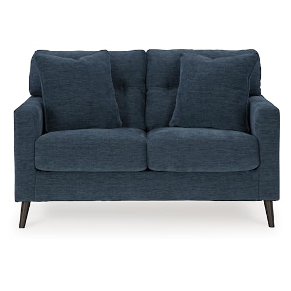 Signature Design by Ashley Bixler Loveseat, 57" W x 38" D x 37" H, Blue