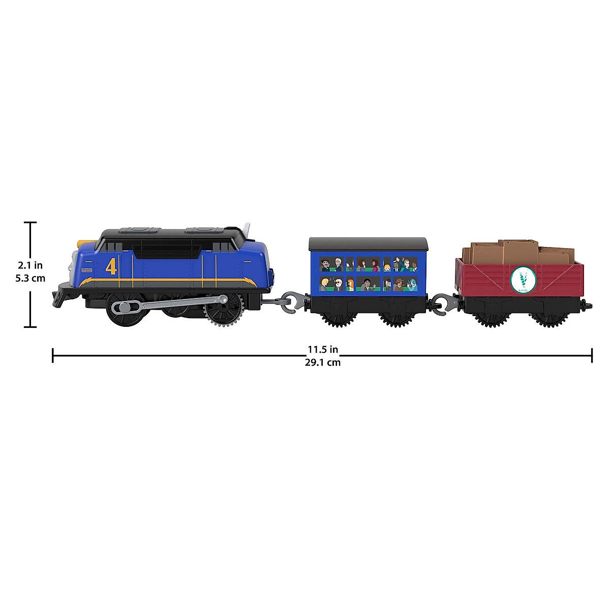 Thomas & Friends TrackMaster Gustavo, motorized toy train engine for toddlers and preschoolers ages 3 years & older
