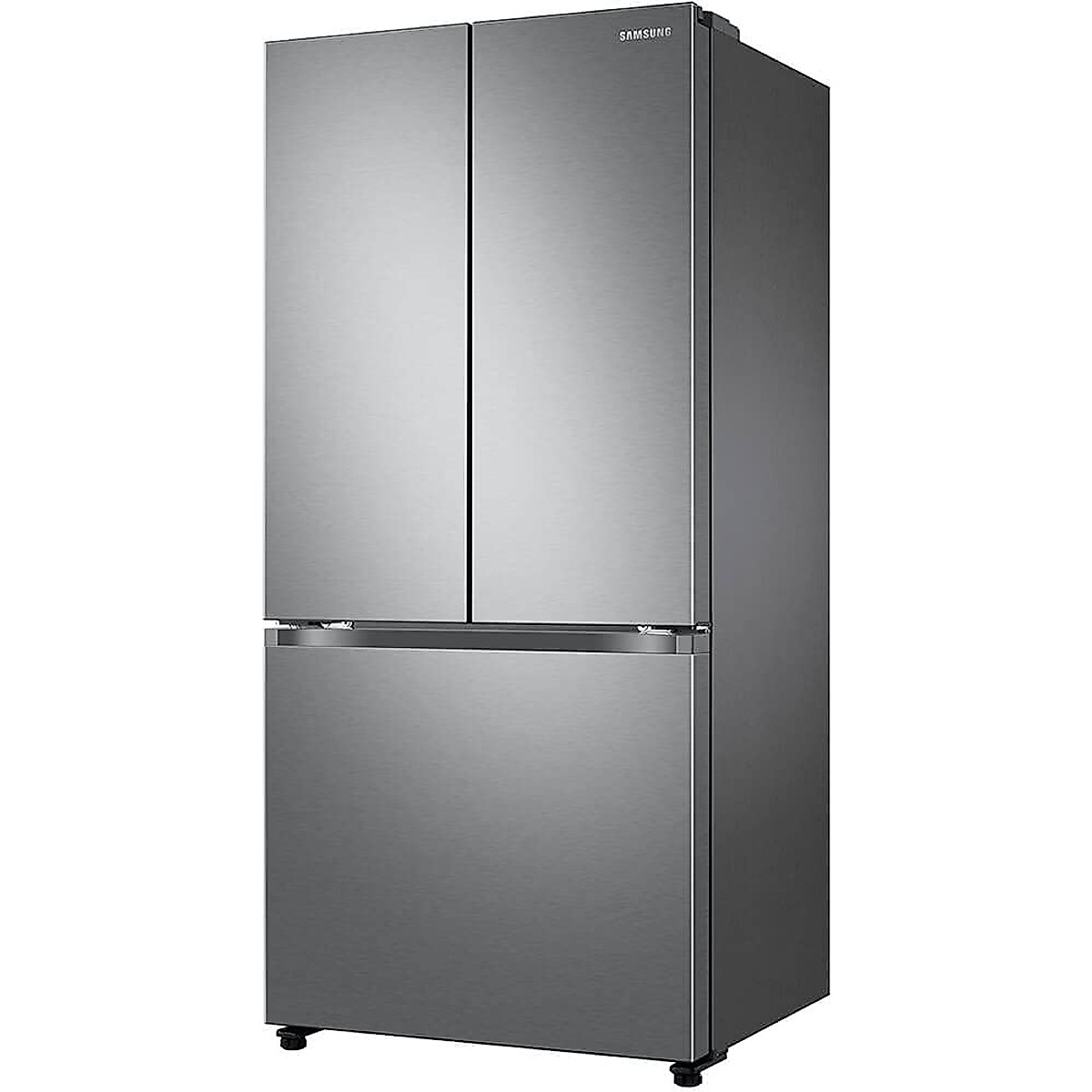 SAMSUNG RF18A5101SR 18 cu. ft. Smart Counter Depth 3-Door French Door Refrigerator in Stainless Steel
