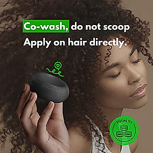 BEAUT'E SEOUL Cowash Cleansing Conditioner Bar Soap - Tea Tree Conditioner Hair Mask with Activated Charcoal Scalp Treatment Dandruff Care, Solid Coconut Cowash Hair Moisturizer