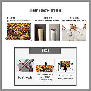 LTLYH 10x8ft Thanksgiving Backdrop Fall Backdorp Thanksgiving Turkey Pumpkin Decoration Backdrop Autumn Banner Party Backdrops 186