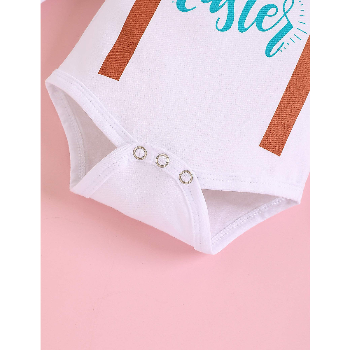 My First Easter Outfit Infant Baby Boy Long Sleeve Bow Tie Romper Bunny Pants with Hat Easter Clothes Sets Blue