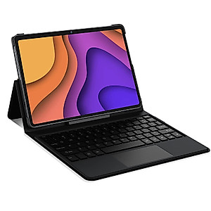 ZONKO K110 10.1-inch Android Tablet with 128GB Storage, Octa-Core Processor, 4GB RAM, HD Touchscreen, 13MP Dual Camera, GMS Tablet with Detachable Keyboard, Black