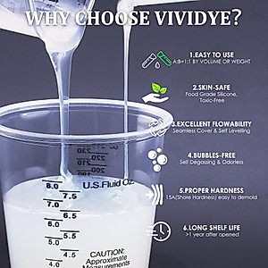 Silicone Molds Making Kit - 170oz Translucent Liquid Silicone Rubber for Mold Making - Elastic 1:1 Mixing Ratio Fast Curing Molding Silicone for Casting, DIY Resin Molds, Candle Molds, Soap Mold,Craft