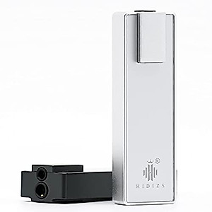 Upgraded Hidizs S9 Pro USB-C Amp DAC Headphone Amplifier Portable Headphone Adapter Balanced and Single-Ended Hi-Res Compatible for iOS Android Windows (Silver)