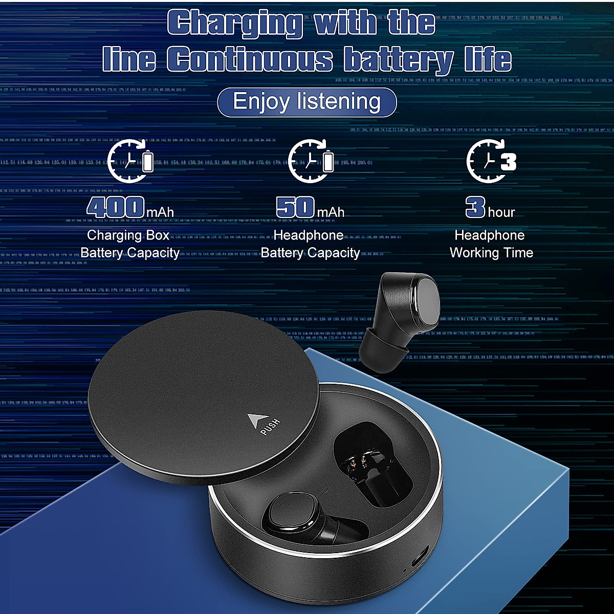 UrbanX X7 Sports Wireless Earbuds 5.0 IPX5 Waterproof Touch Control True Wireless Earbuds with Mic Earphones in-Ear Deep Bass Built-in Mic Bluetooth Headphones for Xiaomi Redmi Note 10 Pro Max