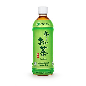 Ito En Tea Oi Ocha Green Tea, Unsweetened, 16.9 Ounce (Pack of 12)