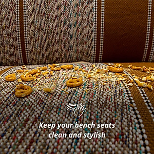 SCU - Universal Bench Seat Cover - Bench Seat Covers for Truck - Black