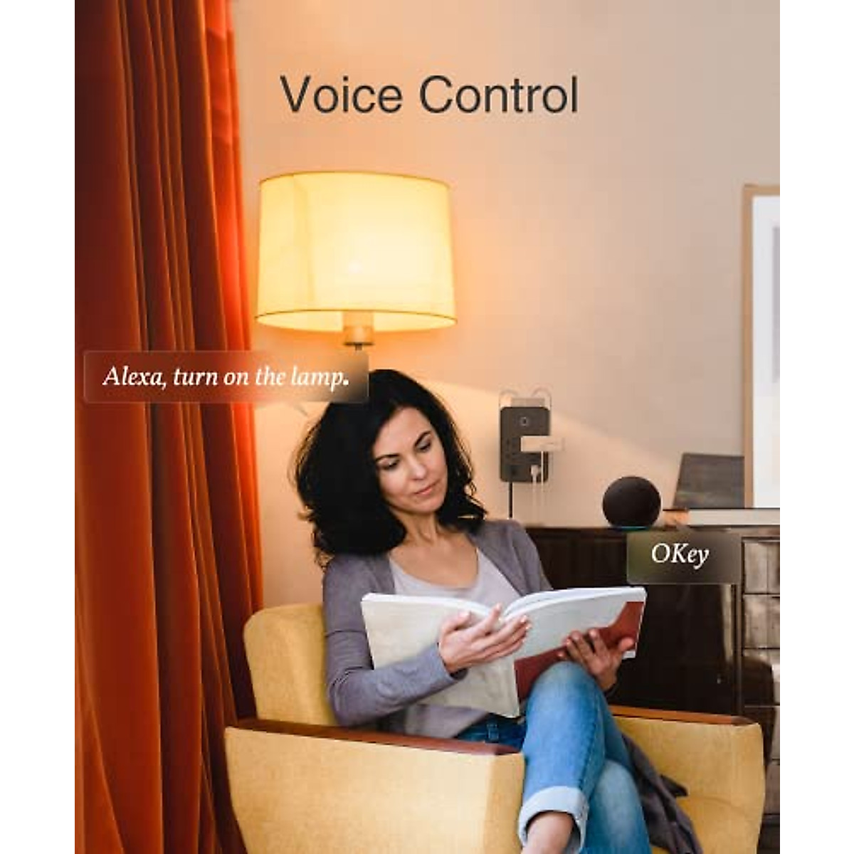 GHome Smart Plug Outlet Extender and Smart Mini Smart Plug Bundle | Compatible with Alexa Google Home | Remote Control with Timer Function