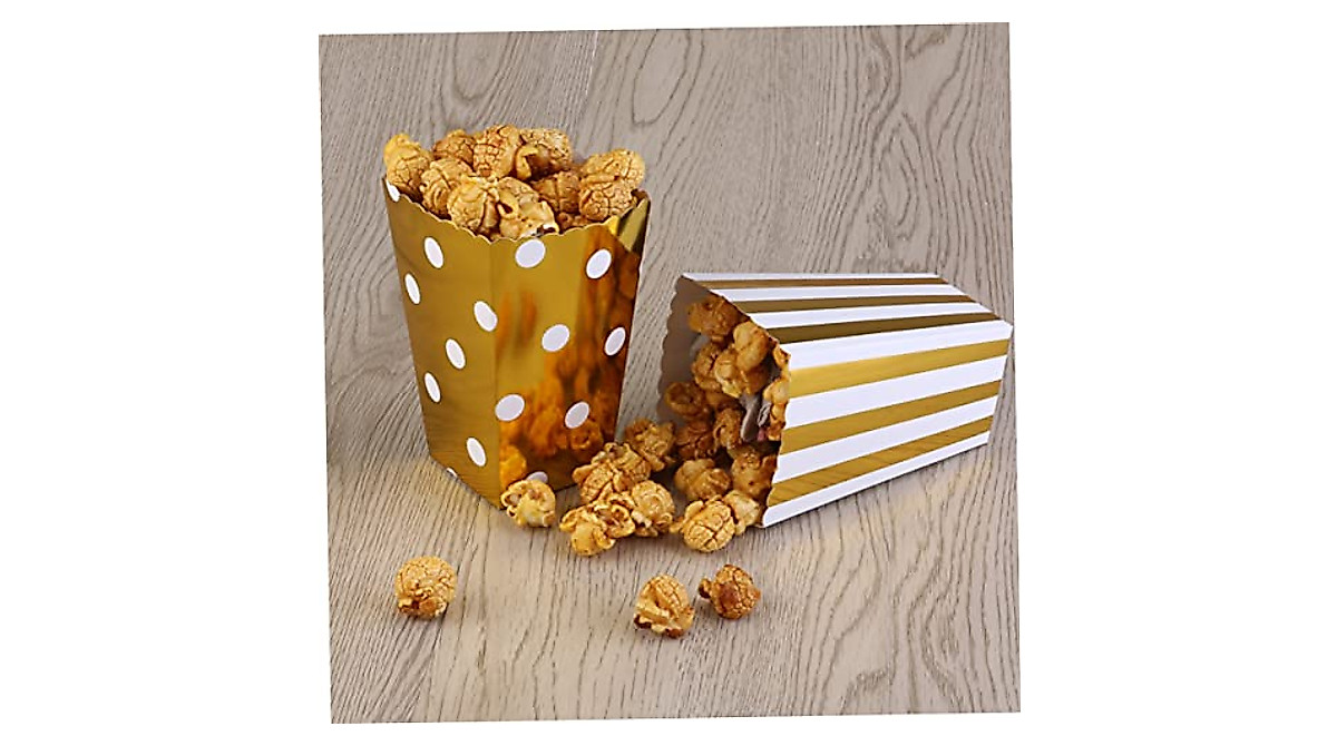 50 Popcorn Carton Snack Containers for Parties