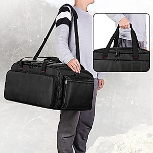 DSLEAF RC Storage Bag for 1/8 & 1/10 Car, Protective RC Carry Case with Multi Pockets for Batteries, Charger, Tools and other Accessories (Patent Design)