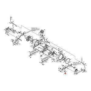 Right Roller Cover 001186-E Works with Vision Fitness X6200HRT X6100 X6200 X6000 Elliptical