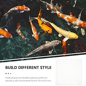 Kichvoe 6pcs Fish Tank Divider Grid Aquarium Grid Dividers Fish Tank Divider Plates Mesh Divider Aquarium Supplies Fish Tank Grid Divider Bottom Partition Net Aquarium Bottom Divider