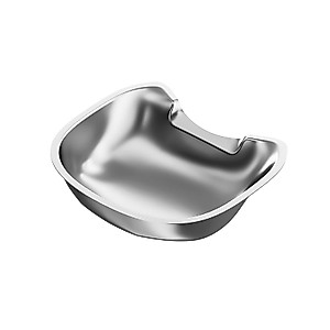 IMIPAW Stainless Steel Cat Bowls: Suitable for Automatic Pet Feeder Cat Whisker Fatigue Relief Friendly Shape and Easy to Clean