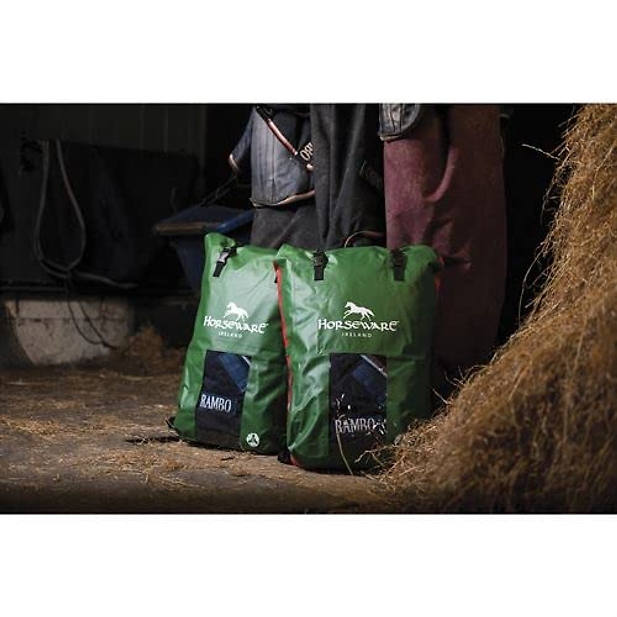 Horseware Ireland Rambo Supreme Turnout Lite 0g, Color: Navy/Burg,DustyBlu&NVY, Size: 81 (AAASA0-BQDB-81)