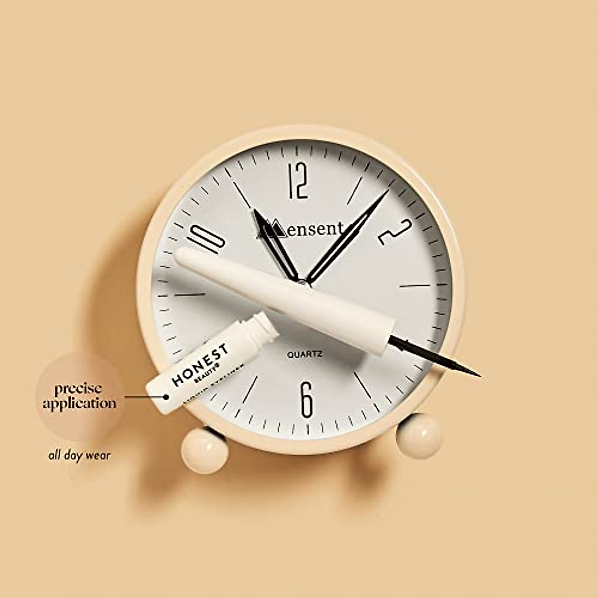 Honest Beauty Liquid Eyeliner Vegan Smudge Flake Transfer Proof Carbon / Silicone Free Cruelty Free Ophthalmologist Tested 0.058 fl. oz, Black