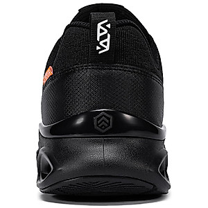 FATES TEX Waterproof Shoes for Men Tennis Sneakers Rain Water Resistant Comfortable Walking Running Casual Breathable Work Shoes(10,Black)