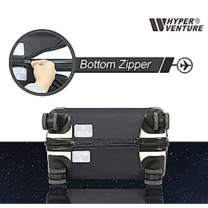 HYPER VENTURE Washable Luggage Cover - Fashion Suitcase Protector Fits 27-30 Inch Luggage (Color Dots, L)