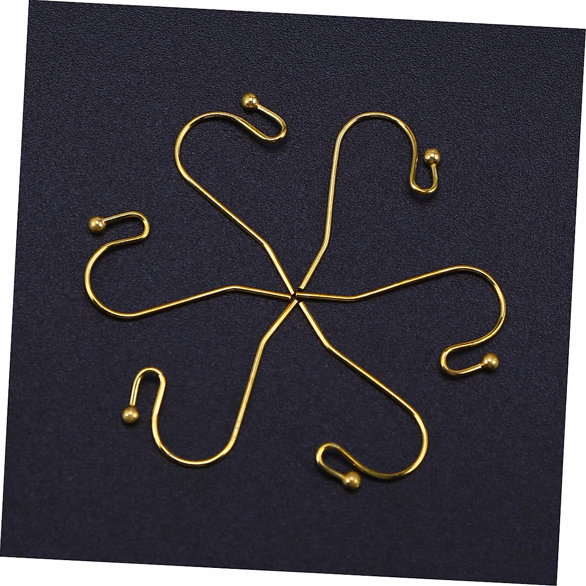 VILLCASE 400 pcs DIY Earrings Hook end Ear Wires Earring Hooks Fish Hook Earrings Earring Jewelry Findings Hook Earring Wires Hanging Hook Tool Hooks an Fittings peg Hooks Head