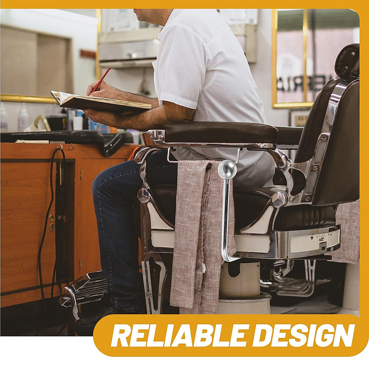 Holibanna Recliner Handle Rod Reclining Chair Tie Rod Equipment Salon Recliner Accessories Handle Portable Handles Chaise Longue Folding Chair Supplies Barber Chair Metal