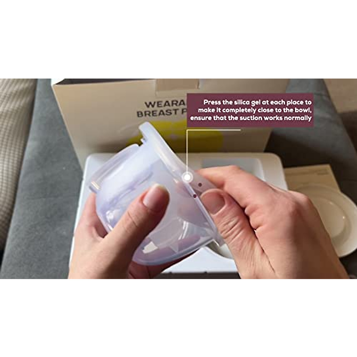 Wearable Breast Pump︱FDA Registered︱Safe, Efficient, and Comfortable︱Hands Free Breast Pump with 3 Modes & 9 Levels︱19/22mm Flange Insert︱2Pcs…