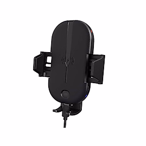 Kenwood CAX-HL10Qi 15W Qi Wireless Charging Car Mount with One-Touch Release, Compatible with Qi Enabled Phones | Motorized Clamp | Infrared Sensor Lock | 15W Fast Charging