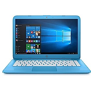 HP Stream - 14-ax010nr 14" Aqua Blue Laptop - Intel Celeron - 4GB RAM - 32GB eMMC (Renewed)