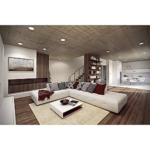 HALO BLD606930WHR BLD 6 in. White Integrated Recessed Ceiling Light Trim at 3000K Soft, Title 20 Compliant LED Direct Mount, 6"