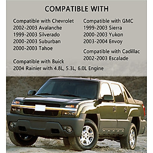 Car Fuel Pressure Regulator Vacuum Hose Compatible with Chevrolet Silverado GMC Sierra Buick for 4.8L 5.3L 6.0L Engine,Replaces OEM#17113556 Car Accessories Fuel Regulator Vacuum Line