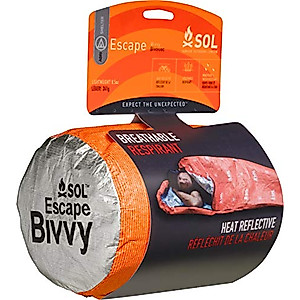 Survive Outdoors Longer 70% Reflective Escape Bivvy, Orange