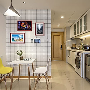 12x16 Picture Frame Diamond Painting Frames Poster Frames Made of Solid Wood,Display Pictures 10x14 with Mat or 12x16 without Mat for Photos, Paintings,Walls Decoration,Anniversary,Wedding,Christmas