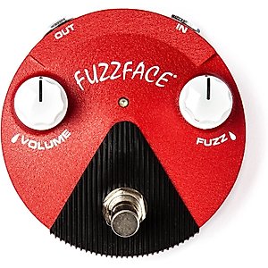 Briskdrop Dunlop FFM6 Band of Gypsys Fuzz Face Mini Bundle with 2 MXR Patch Cables & Dunlop Pick Pack, FFM6PatchBundle