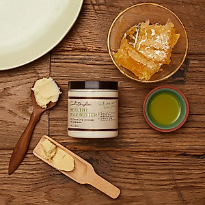 Carol’s Daughter Healthy Hair Butter Protective Cream Hairdress Curl Cream with 7 Essential Oils Shea Butter and Cocoa Butter 8 Ounce for Dry Hair and Scalp, 8 oz