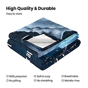 Nahjiiem Son Blanket Son Gifts to My Son Blanket Son Gifts from Mom Valentine's Day Birthday Gifts for Son 50" × 60"