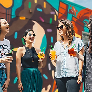 vaoruteng 10 Inch Drinking Straws (10 Inch x 0.28 Inch) (250, Green)