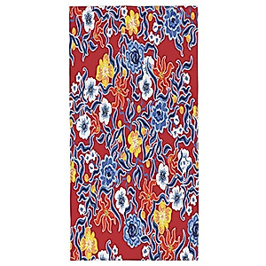 KOBLEN Allay Blossom Camping Towels Absorbent Beach Towels Microfiber Lightweight Towel for Beach Sports Kayak Summer Essentials 31" x 61"