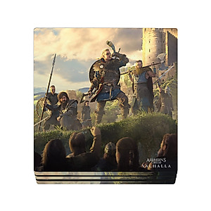 Head Case Designs Officially Licensed Assassin's Creed Female Eivor Raid Leader Valhalla Key Art Vinyl Sticker Gaming Skin Decal Cover Compatible With Sony PlayStation 4 PS4 Pro Console