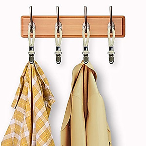 YYMSEN 6 pcs Towel Clips Braided Cotton Loop Cloth Hanger Holder Brackets for Home Bathroom Kitchen Home Cupboards Hook (A)