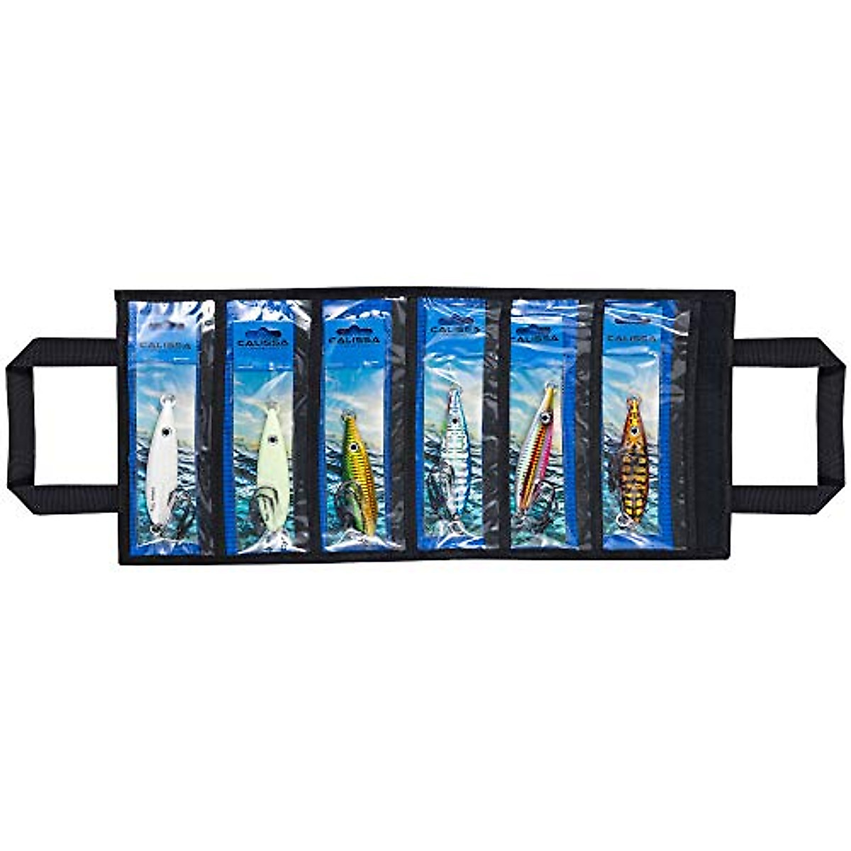 Calissa Offshore Tackle Fast Fall Jig 80g 150g 250g 300LBS Assist Hooks 3/0 Butterfly - Vertical Jig Speed Lure Slow Pitch Fall Glow Options (6 Pack, 80g)