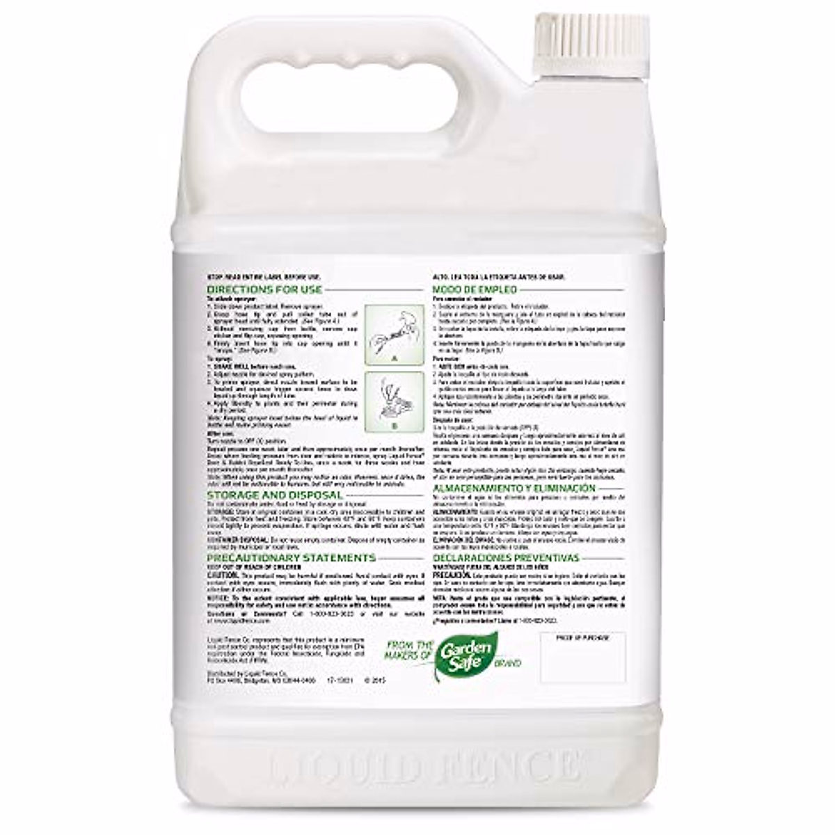 Liquid Fence Animal Repellent, 128 Oz, Multicolor